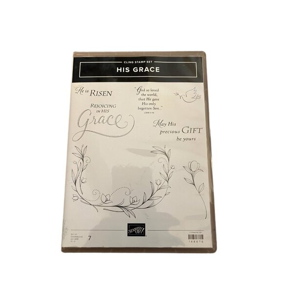 Stampin' Up! | Design | Stampin Up Rubber His Grace Stamp Set Retired ...